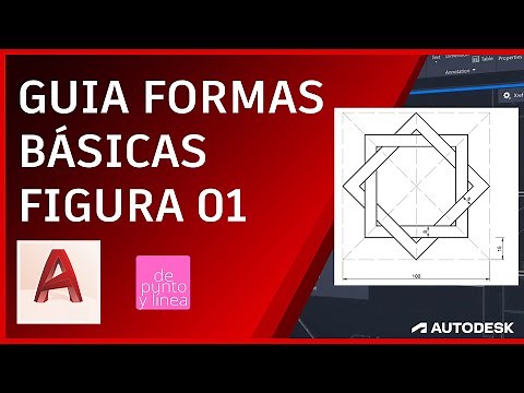 Guía Formas básicas en AutoCAD - Desarrollo Figura 1 / Resolución paso a paso