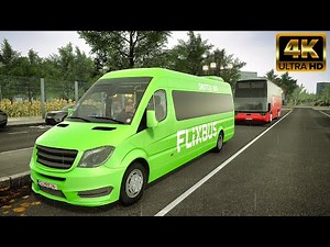Fernbus Simulator | Mercedes-Benz SPRINTER | 4K Ultra HD | GAMEPLAY !