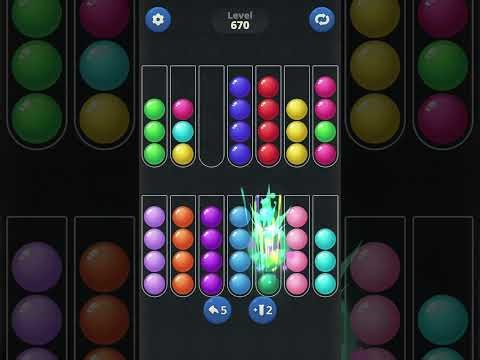 Ball Sort by Infinite Joy (V2): Levels 669, 670, 671