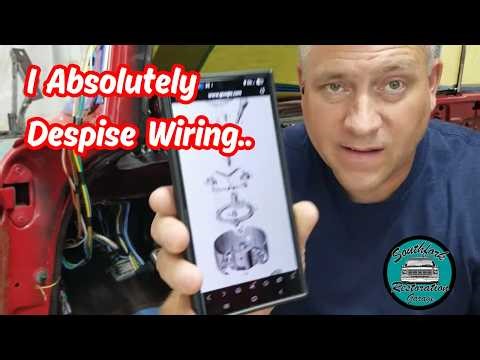 Spending some time wiring the 57 Chevy.