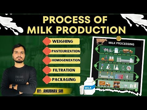 MILK PROCESSING | PROCESSING OF MILK | Dairy Technology| Dairy Science