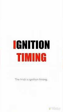 Ignition Timing Explained: How Petrol Engines Spark? #engines #ignition #performance #efficiency