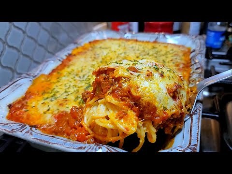 I made Millionare Spaghetti | BAKED SPAGHETTI Recipe