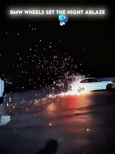 Sparks Fly: Fireworks on BMW Wheels