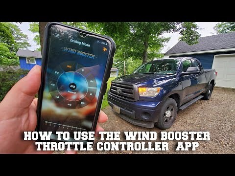 How To Use The Wind Booster Throttle Controller App