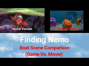 Finding Nemo (2003) Boat Scene Comparison (Game Vs. Movie)