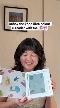 unboxing the kobo libra colour e-reader - kindle alternative! #ereader #kobo