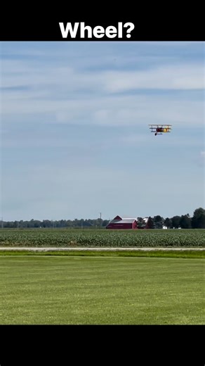 Stephane Ruelle on Instagram: "Landing with only one wheel is not an easy task…. Especially with a triplane !"