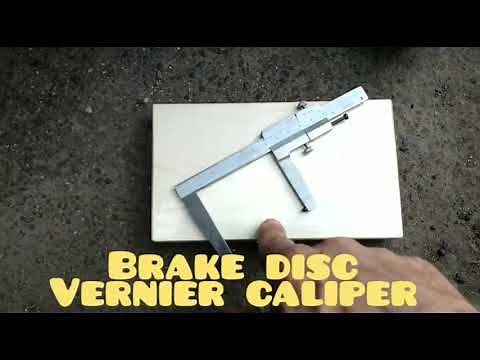 Brake disc/rotor Vernier caliper (to test the brake disc thickness)