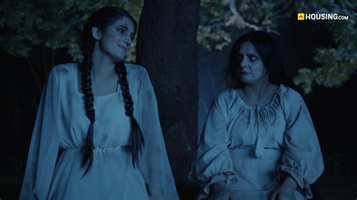 Home search can be the stuff of nightmares. Thank god we humans have it easy! #halloween #happyhalloween #halloweendecor #househunting | Housing.com