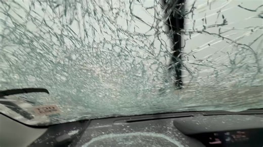 The most INSANE destructive GORILLA HAIL shredding Dominator Fore in the Oklahoma Panhandle. Non-stop BARAGE of baseball size hail blows out all windows and ends our #stormchase #hail #tornado warning | Reed Timmer Extreme Meteorologist