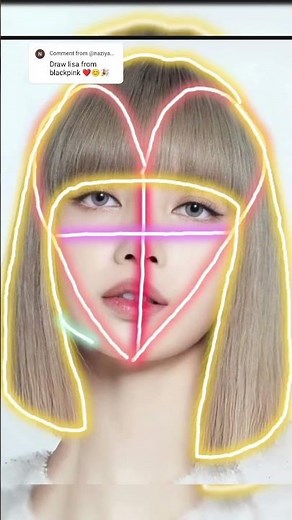 How to draw Lisa from BlackPink