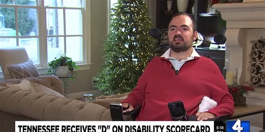 Tennessee receives 'D' on disability scorecard