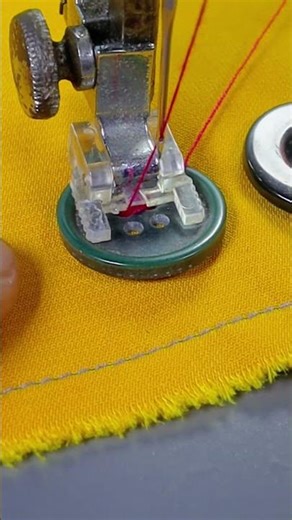 Sewing Button Demo Using Special Machine #sewingvideo #button