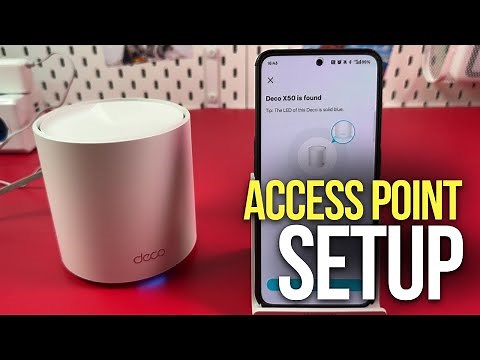 How to Set Up the TP Link Deco X50 Mesh Wi-Fi System as an Access Point - Step-by-Step Guide