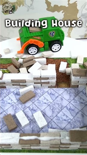 Building House with Mini Bricks 🏡 Variant 5 Part 8 #shorts
