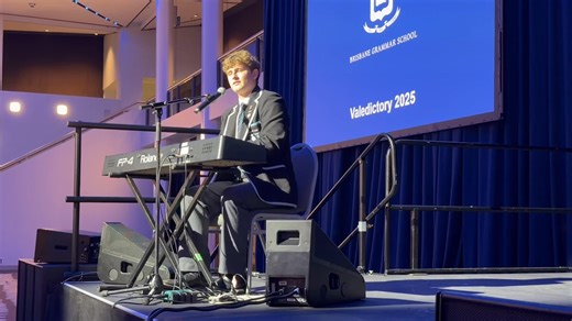 Milestone moment for the family with Benny’s graduation. What a way to sign off, being asked to perform this song to all his teachers, peers and parents at last nights Valedictory Dinner as part of the evening’s proceedings. We are beyond proud of his approach and involvement at BGS and what he has achieved. We are very grateful for what the school has delivered for him. His future is bright.🙏❤️👌 #proudparentmoment #family #graduation | Ben Wilson