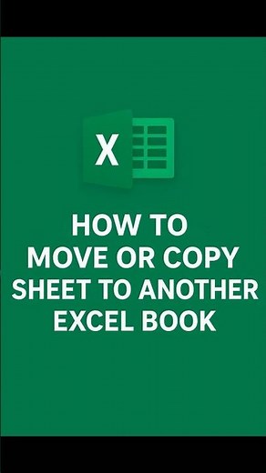 How to move or copy a sheet to another Excel Workbook | Step-by-Step Tutorial #excel #exceltips