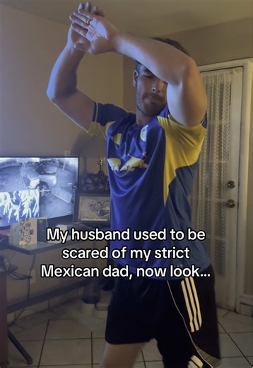 Meeting Mexican dads is scary but once you win them over they love you 😂 #mexicanwife #latinawife #mexicandad #britishhusband