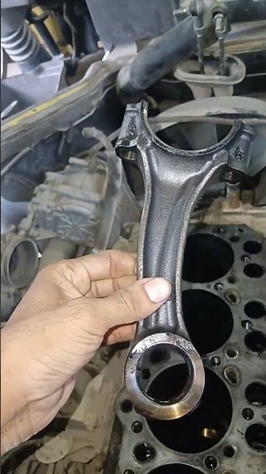 how to check a engine connecting rod #isuzumechanic #automobile