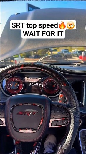 I did NOT expect the SRT to hit THIS speed 😳🔥#shorts