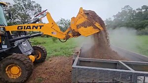 Our GIANT G936 1.8 Ton Wheel Loader in action. Perfect for the farm or the construction site, contact us for yours: 012 520 5010 marketing@tractorgiants.com 440 Lavender Road, Pretoria #tractorgiants, Tractor Giants, @topfans | Tractor Giants