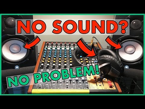 How to Connect Studio Monitors to the Tascam Model 12