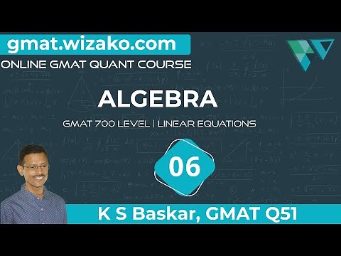 Algebra Practice Question | Linear Equations | GMAT 700 Level