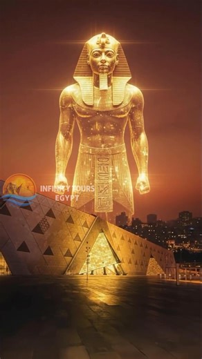 181K views · 7.8K reactions | The night Egypt makes history again  #GrandEgyptianMuseum #GEMOpening #Egypt #Pharaohs #HistoryInTheMaking #InfinityToursEgypt #Cairo #LightShow #pyramids | Infinity Tours Egypt | Facebook
