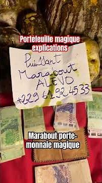 Portefeuille magique explications, vrai portefeuille magique, bedou magique #portefeuillemagique