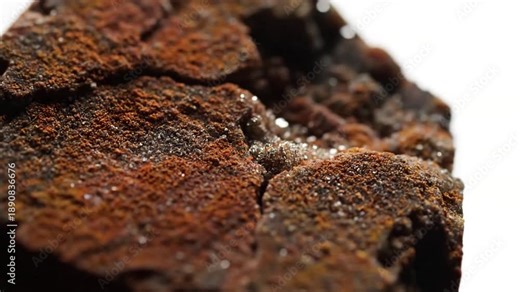 Isolated Geological Specimen Clean, minimalist background emphasizing the subject