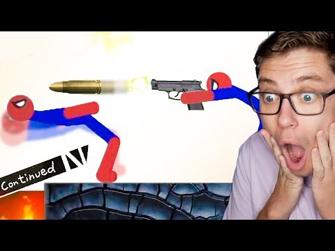 Reacting To Hilarious SPIDERMAN Ragdoll Animation