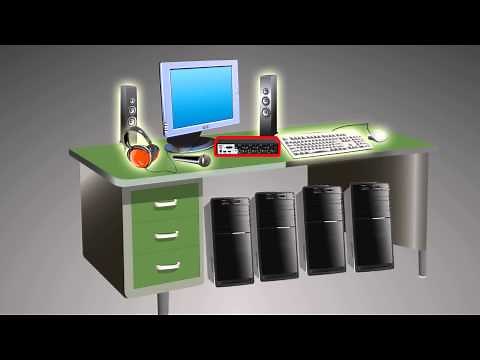 TRENDnet 4-Port DVI KVM Switch Kit TK-422DVK