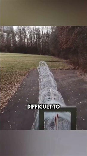 How This Rapid Razor Wire System Builds Instant Defense Barriers