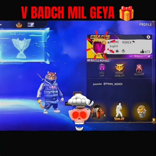 FINALLY I GOT A v BADCH||😱#trending #freefire #shorts #freefireshorts