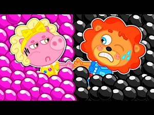 Маша и Леопольд. Соревнование черных и фиолетовых - Серии для всей семьи - Lion Family на русском