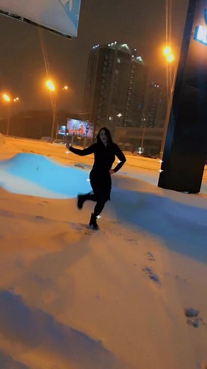 Jumping and Spinning in Winter Wonderland