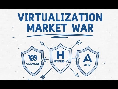 VMware vs. Hyper-V vs. AHV: The Virtualization Market War (2022-2027 Forecast)