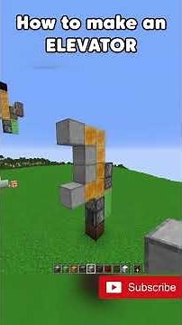 How To Make Elevator in Minecraft