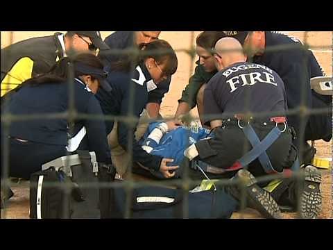 UCLA softball player taken off field by paramedics