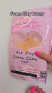 19K views · 471 reactions | If you want to learn how to make a sweet Foam Clay Bunny check out this short tutorial I made for you! It's quick & easy, any of you can give it a try! Specially my newbies, YOU GOT THIS! #foamclay #Clay #crafter #clayart #easterbunny #bunny #glittzandglue #clayartist #foamymoldeable | Glittz and Glue | Facebook