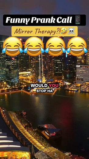 8.4K views · 115 reactions | Funny Prank Call Mirror Therapy?!藍藍藍#foryou #comedy #prankcall #prankvideo #fyr #viral | Jokes on the Line | Facebook