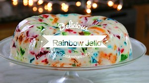 Rainbow Jello Cathedral Window Recipe