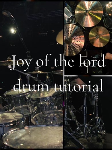 Learn Joy of the Lord Drum Tutorial on Planetshakers