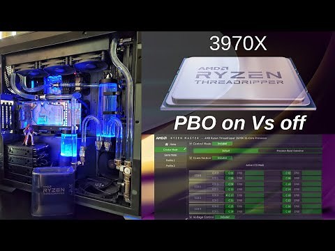 AMD Threadripper 3970X - PBO on Vs. off