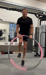 New fitness device for jumping. Hoop jumping like rope jumping. Fitness after 55. | Boris Chernov