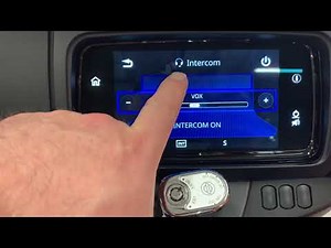 Harley Davidson headset intercoms and media adjustments