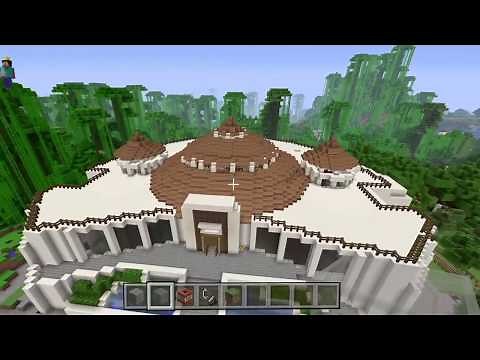 Jurassic Park tour Minecraft - Inside the visitor center