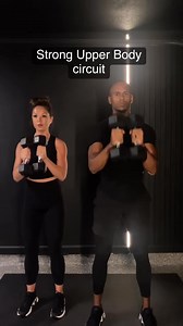 Strong Upper Body circuit 💪🏽 save and try this out for a good upper body burn🔥 using 10 and 20lb dumbbells 🖤 . . . . . . | Eli Fuller