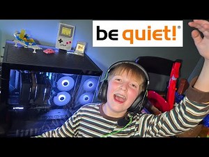My son Be'sQuiet while I teach him how to build his own PC!
